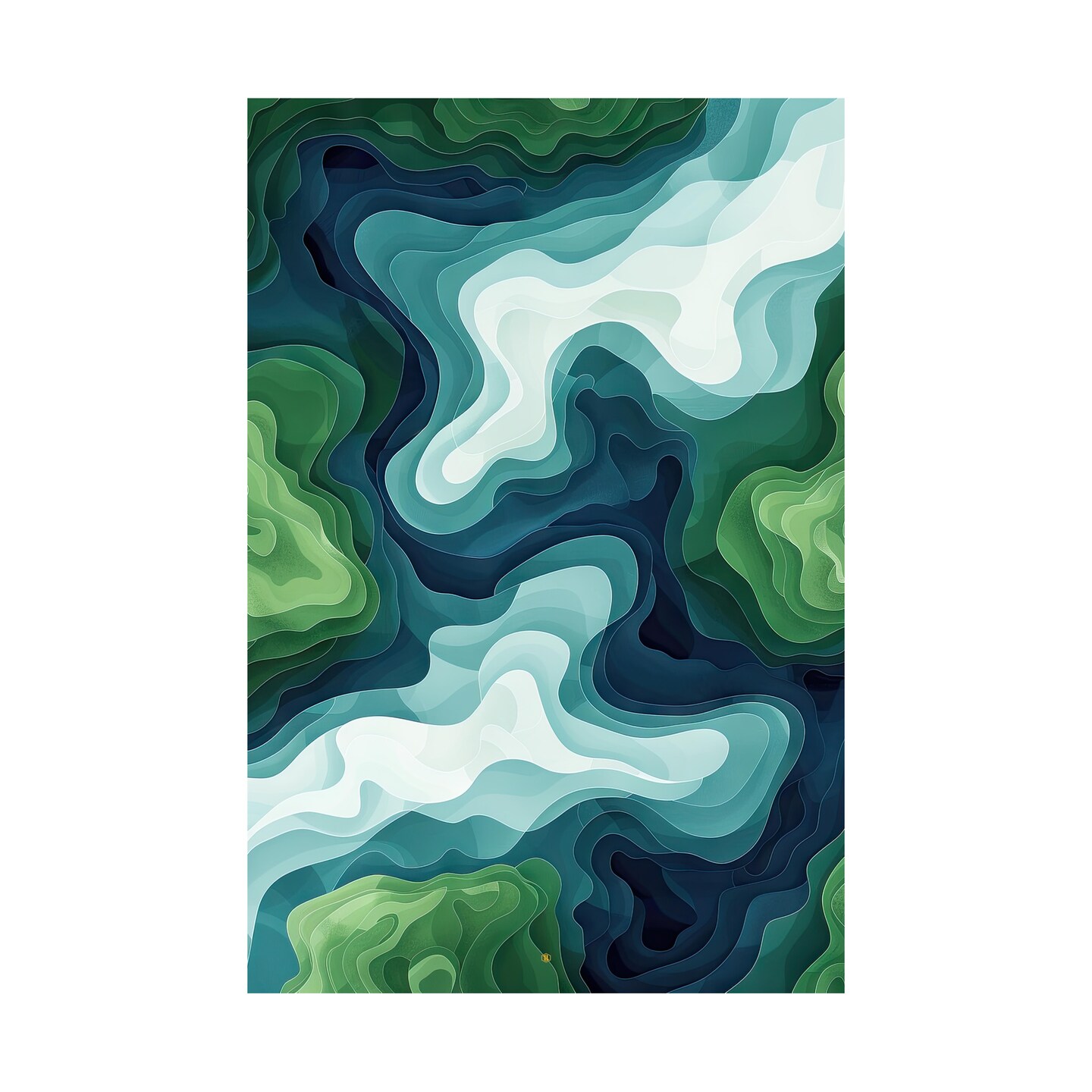 Modern Abstract Art, Office Poster, Home Decor | S25A18 | MakerPlace by ...