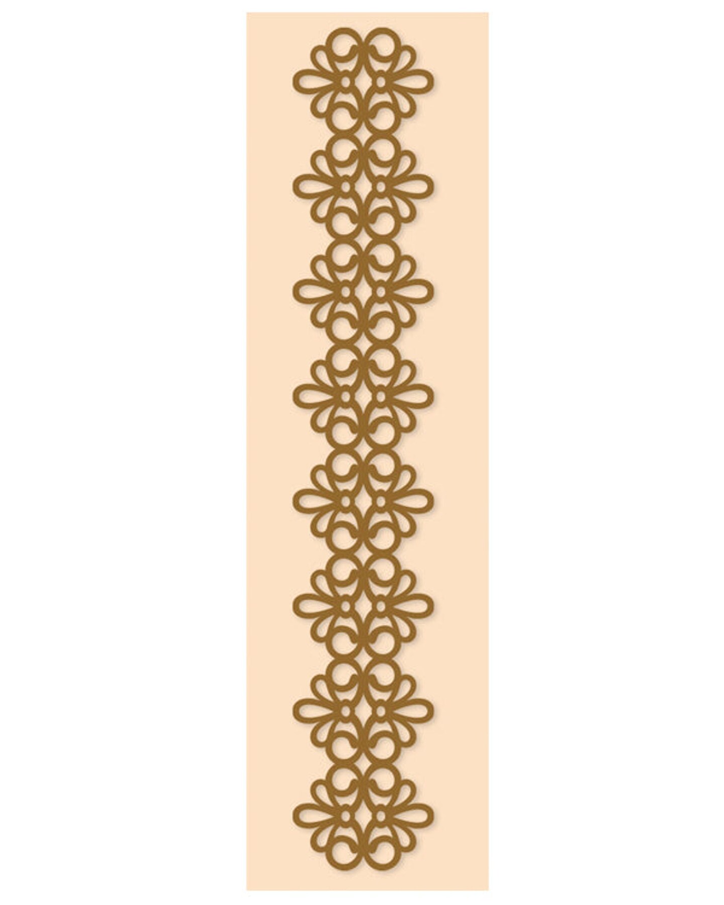 Border embossing folder lace strip | Michaels