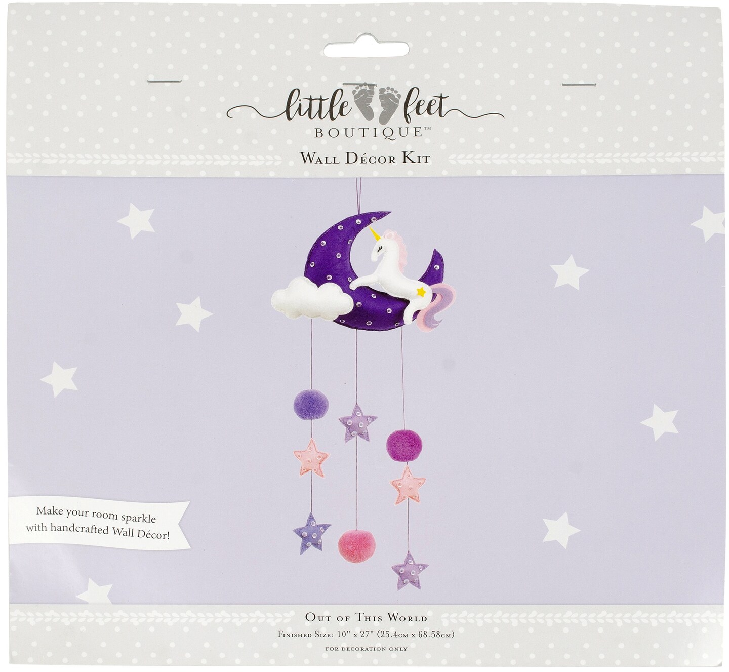 Fabric Editions Little Feet Boutique Wall Decor Kit-Celestial | Michaels