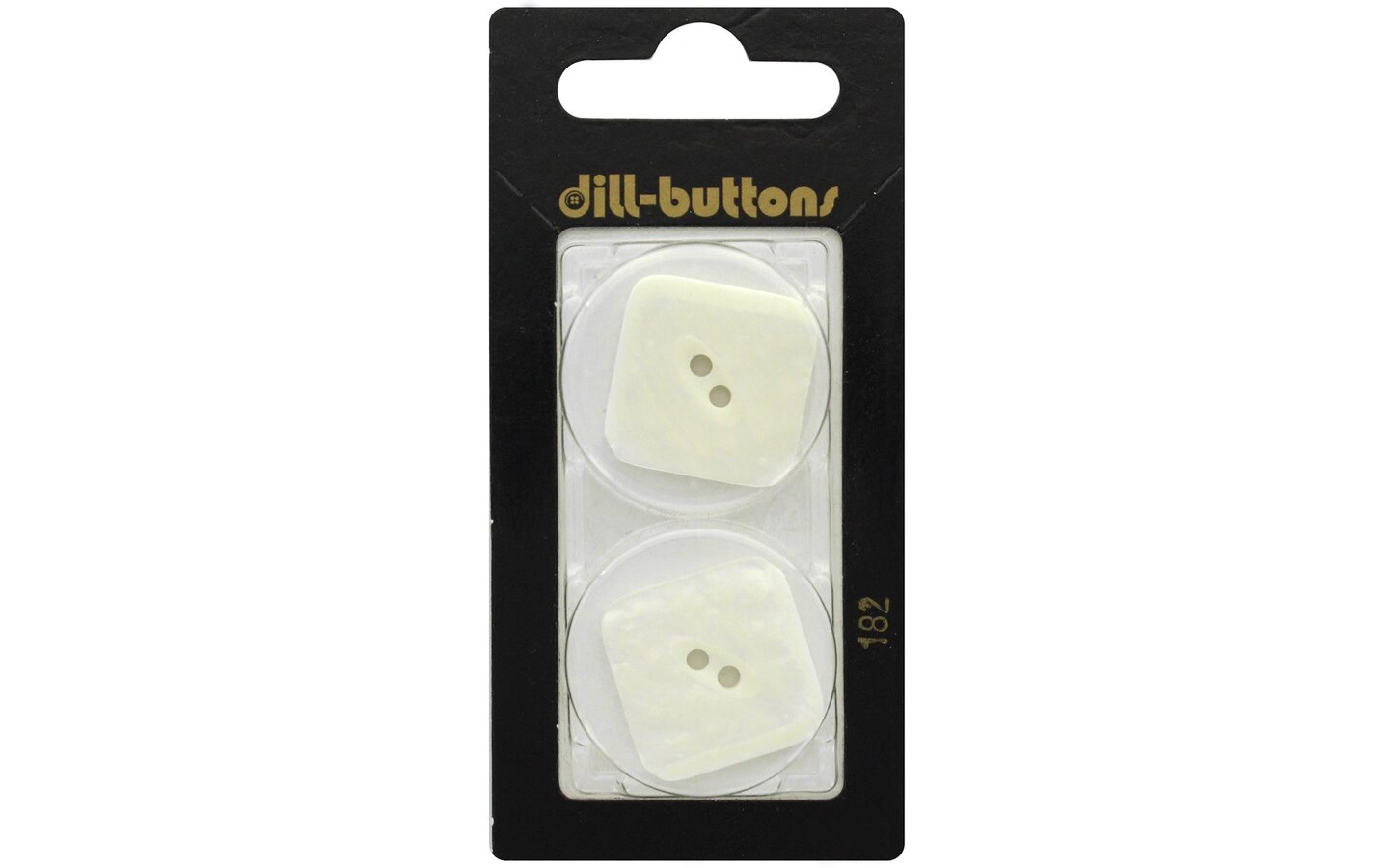 Dill Buttons 28mm 2pc 2 Hole White | Michaels