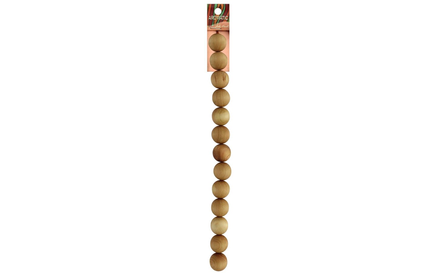 John Bead Cedar Wood 15mm Round 8" Natural | Michaels