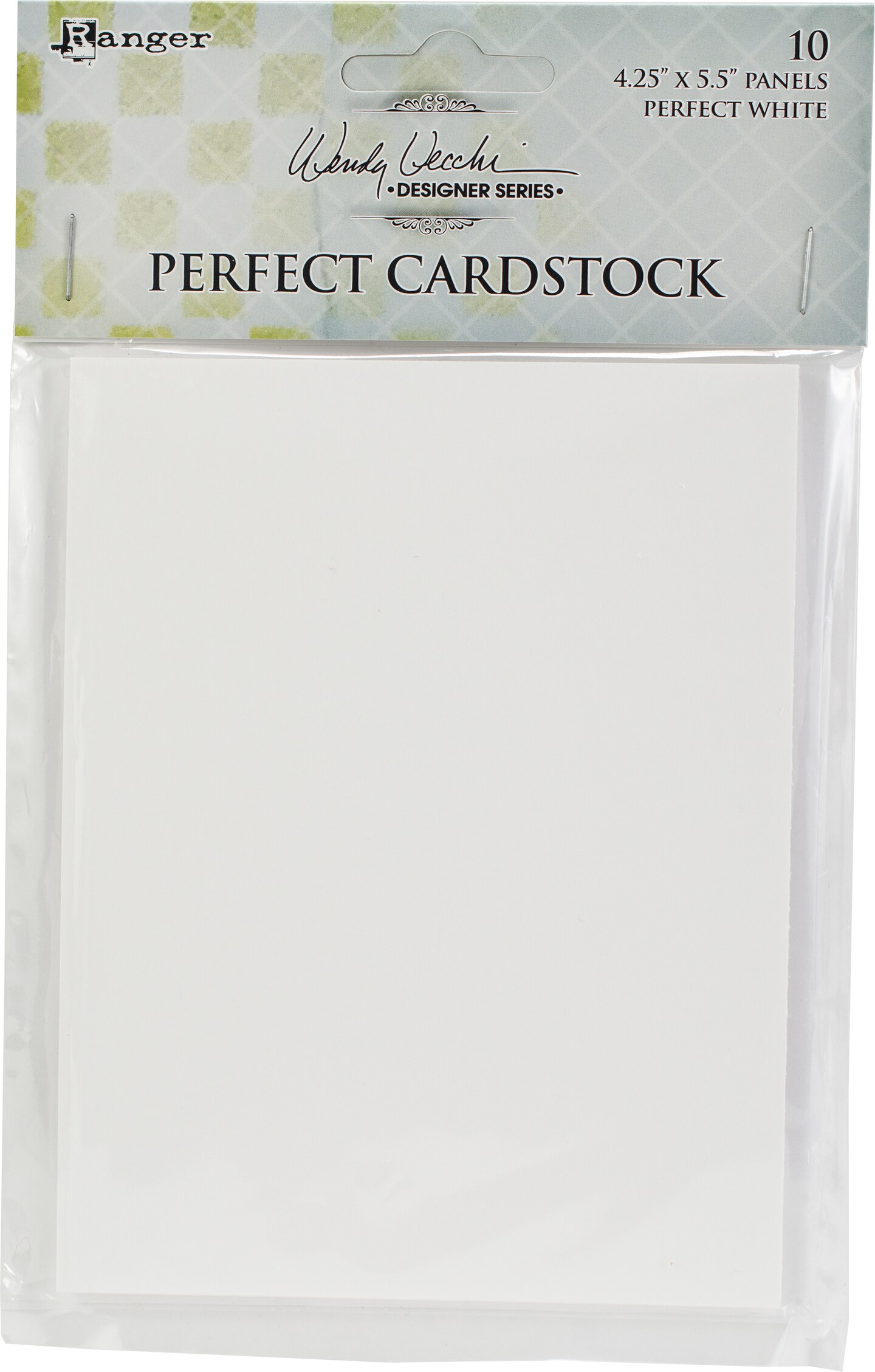 Wendy Vecchi Perfect Cardstock 4.25"X5.5" 10/Pkg-White Panels | Michaels