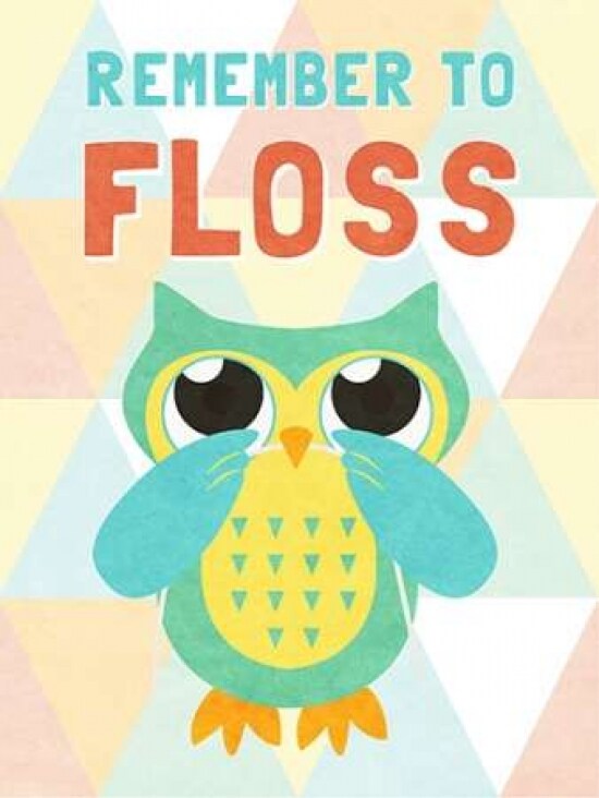 Remember to Floss Poster Print by Sd Graphics Studio - Item ...