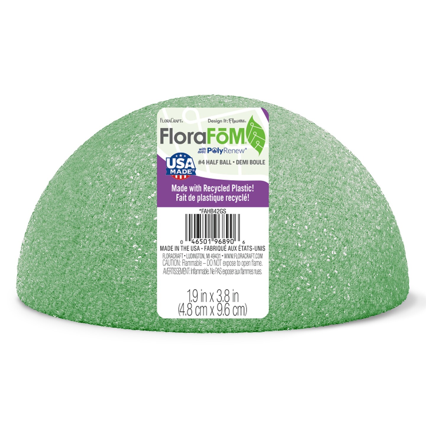 FloraCraft FloraFoM Half Ball-1.9"X3.8" | Michaels