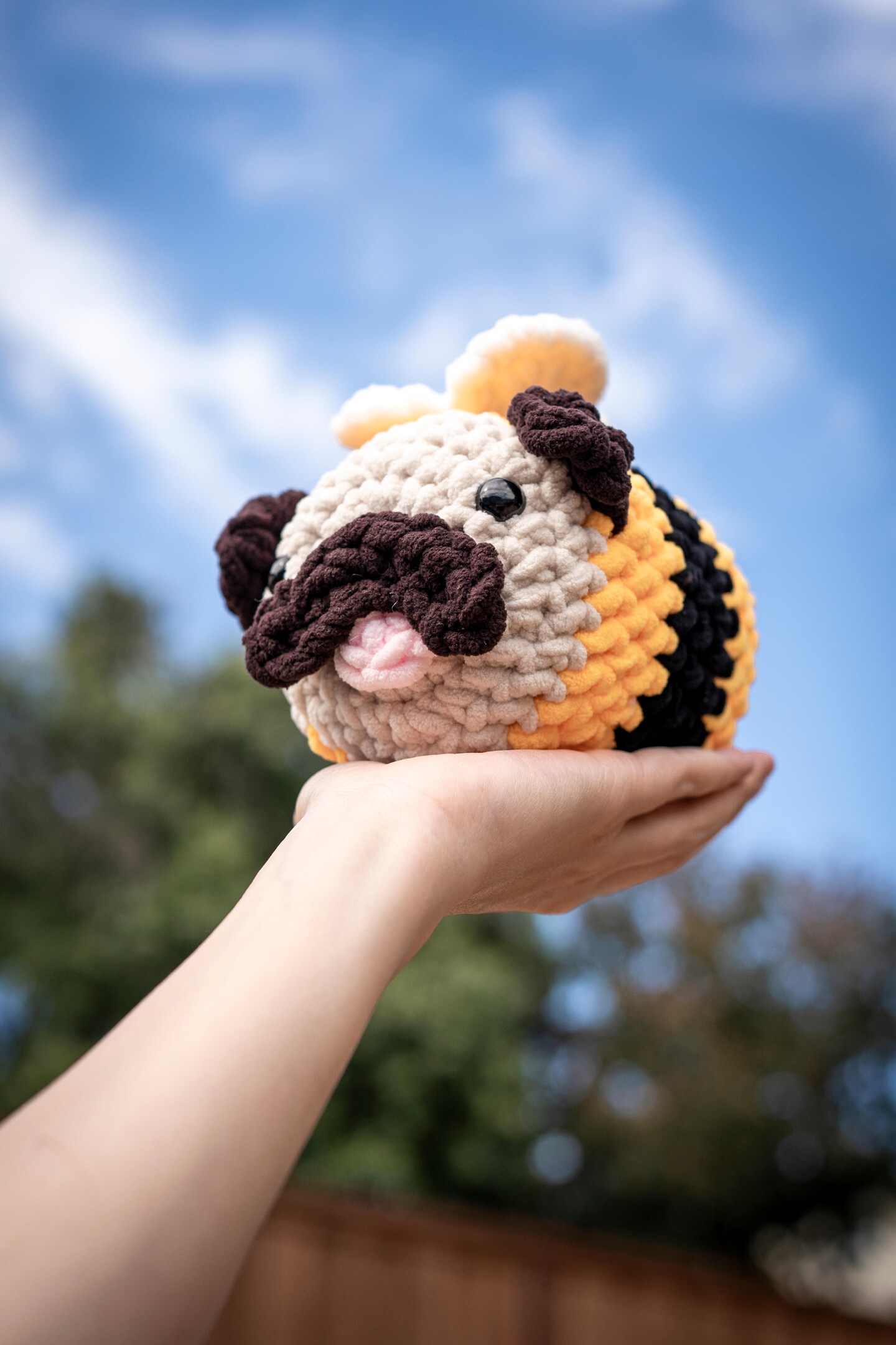Crochet Pug Bee | MakerPlace by Michaels