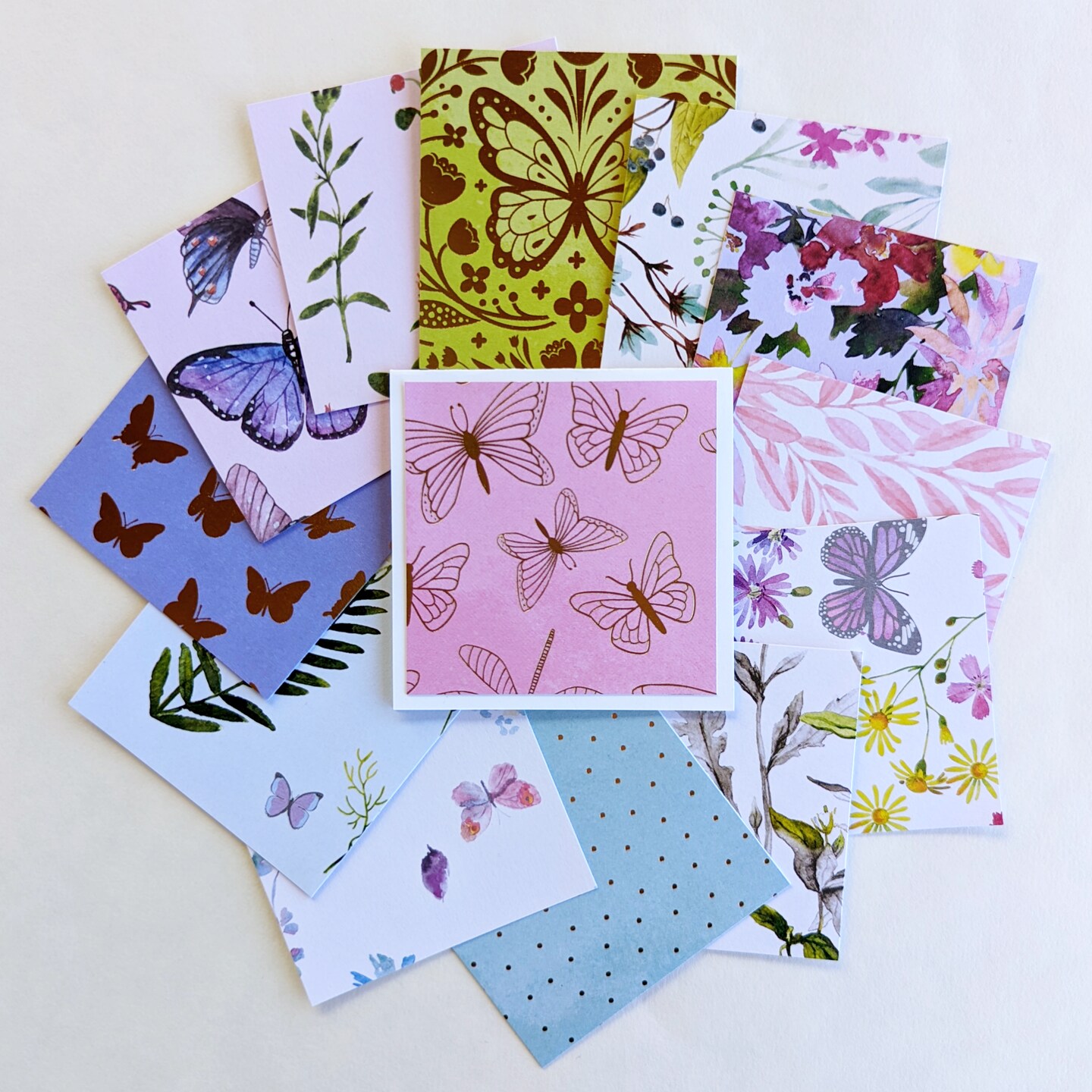 Butterfly Themed Mini Note Cards - Set of 15 | MakerPlace by Michaels