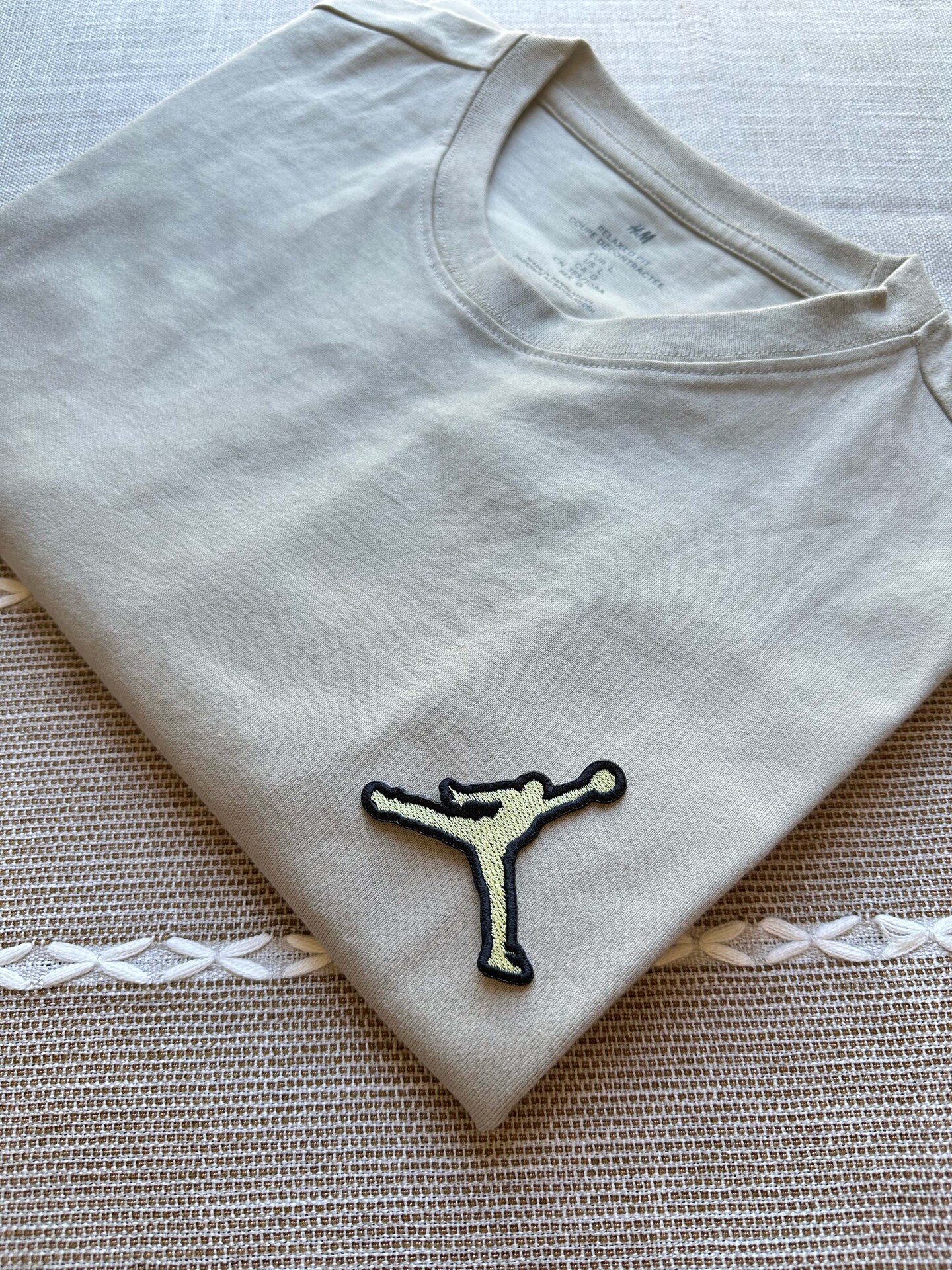 Little Jordan Patch Yellow |Embroidered | MakerPlace by Michaels
