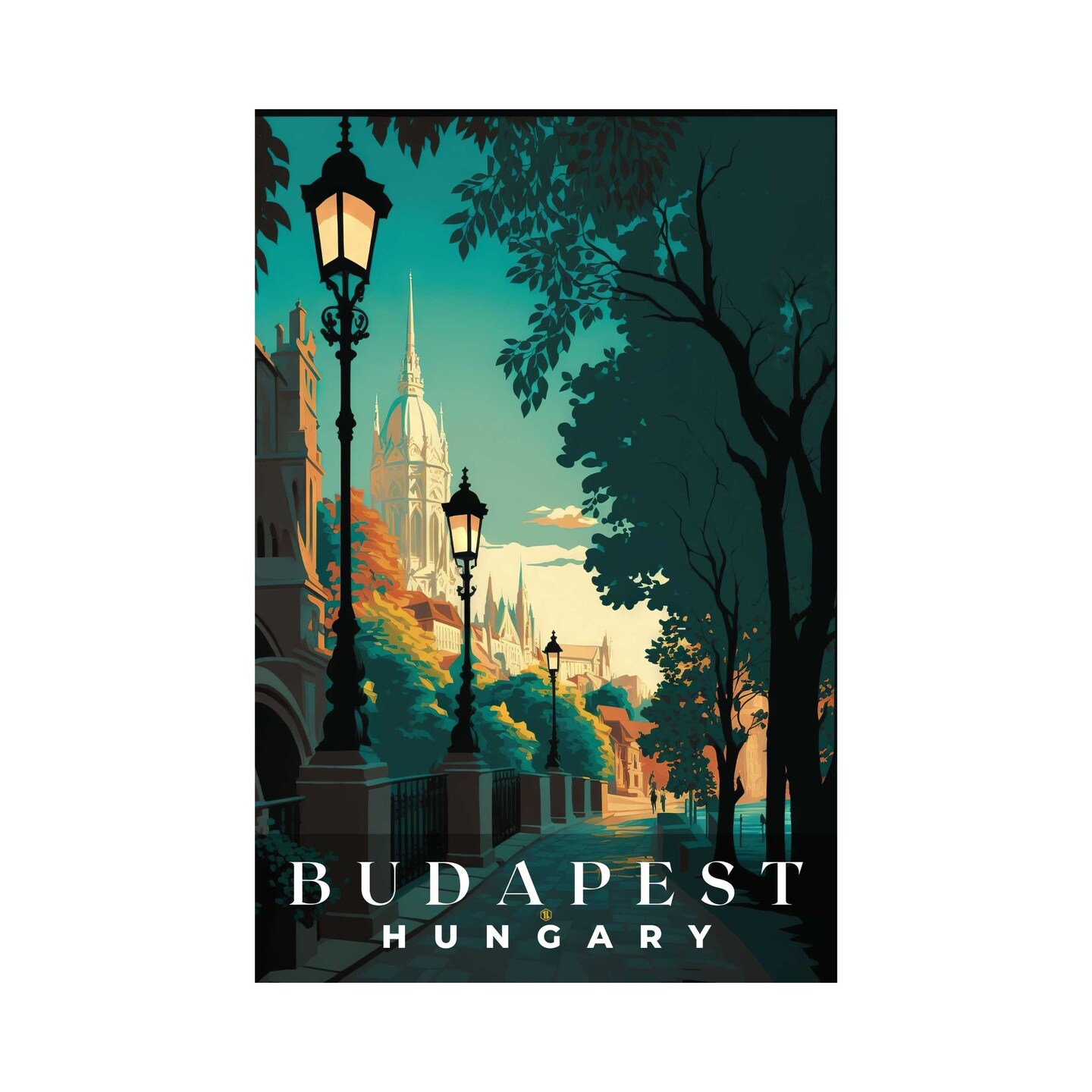 Budapest Poster, World Travel Print, Office Poster, Home Decor | S1 ...