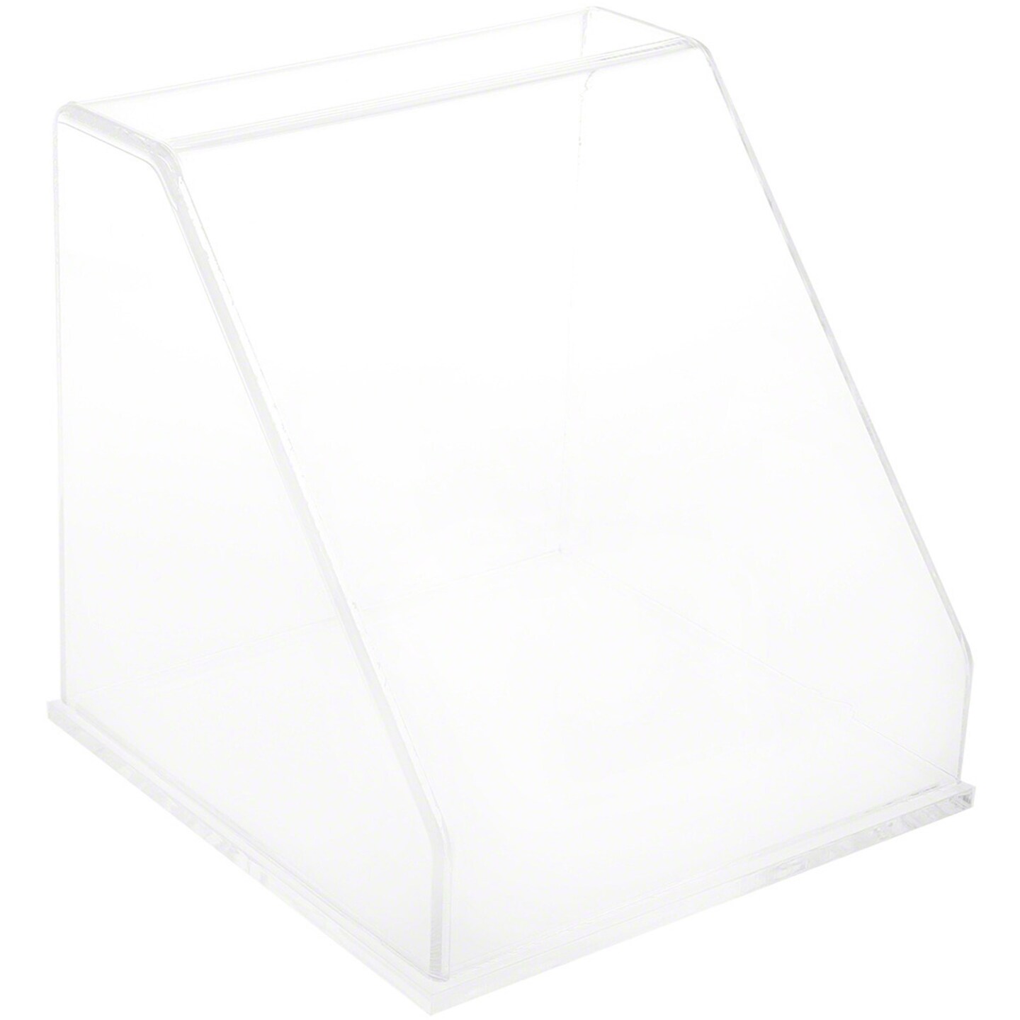 Plymor Clear Acrylic Slanted Front Display Case, 10" x 10" x 10" | Michaels
