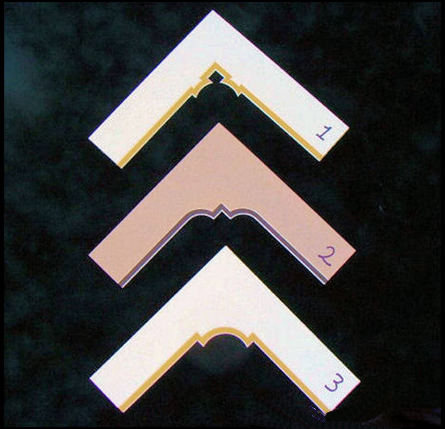 Double Mat for Picture Frame Fancy Cut Corners Choose Your Corner Cut ...