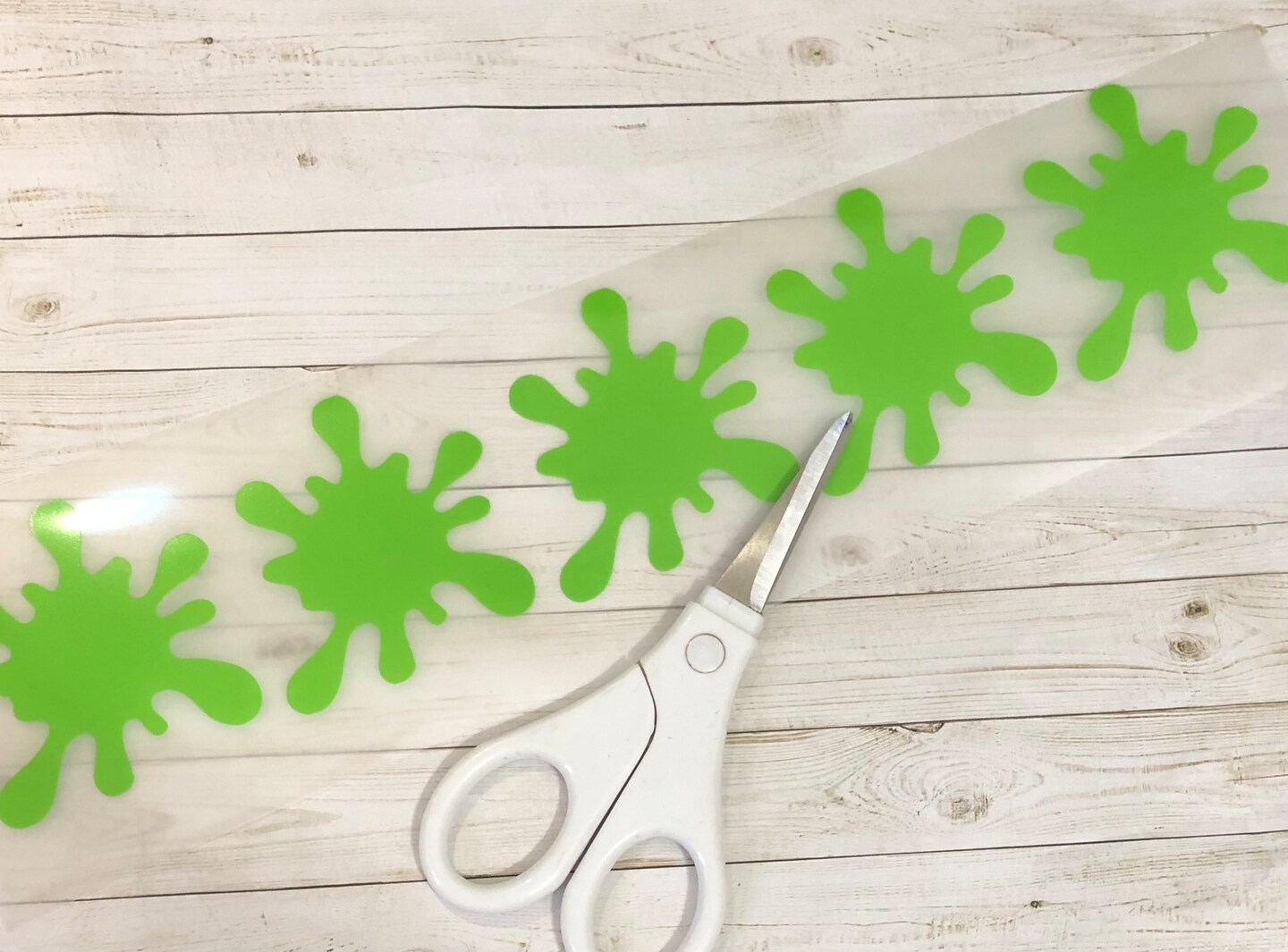 Sheet of 5 Paint Splatter - Splat - Slime Splat Vinyl Decal - D.I.Y ...