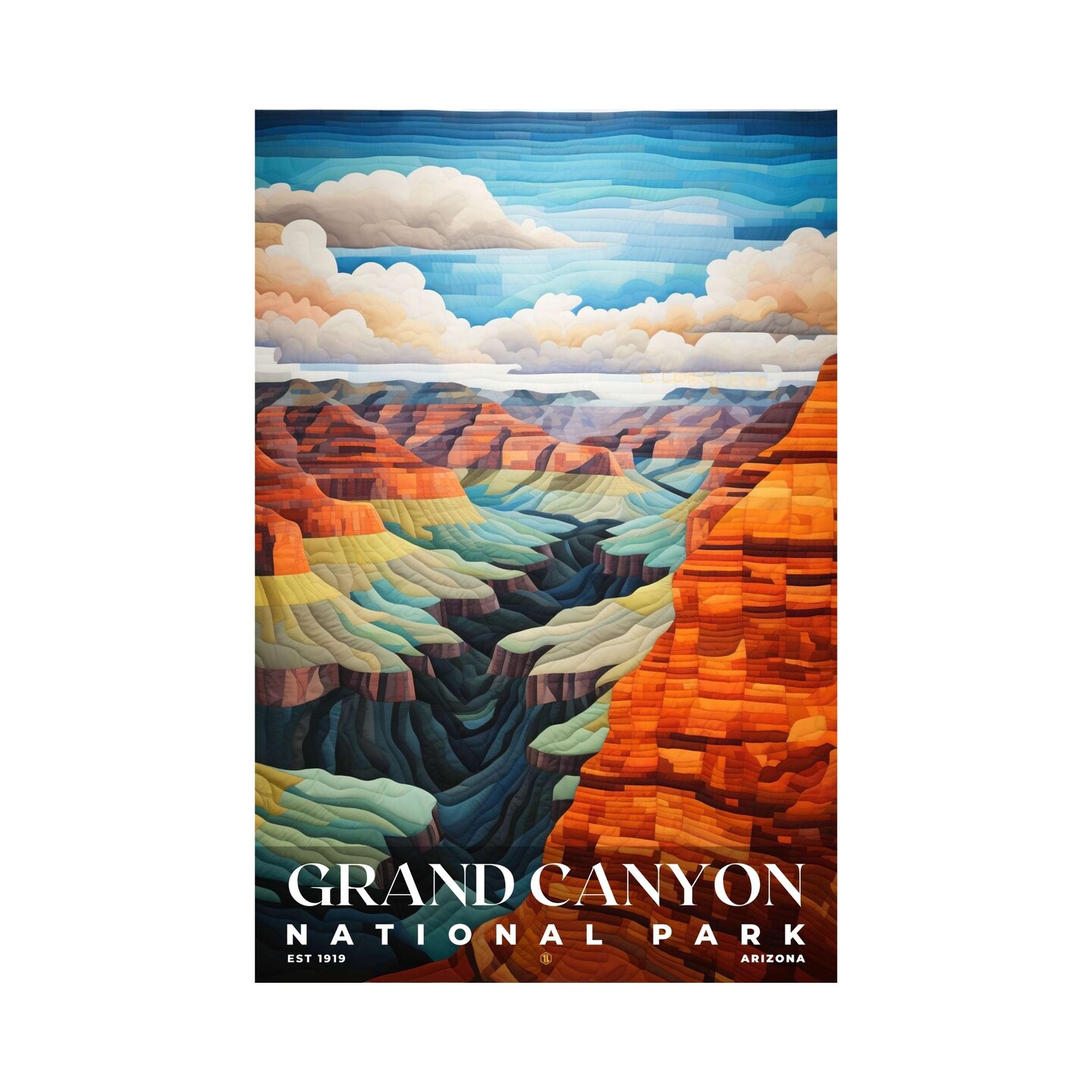Grand Canyon National Park Poster, Travel Art, Office Poster, Home ...