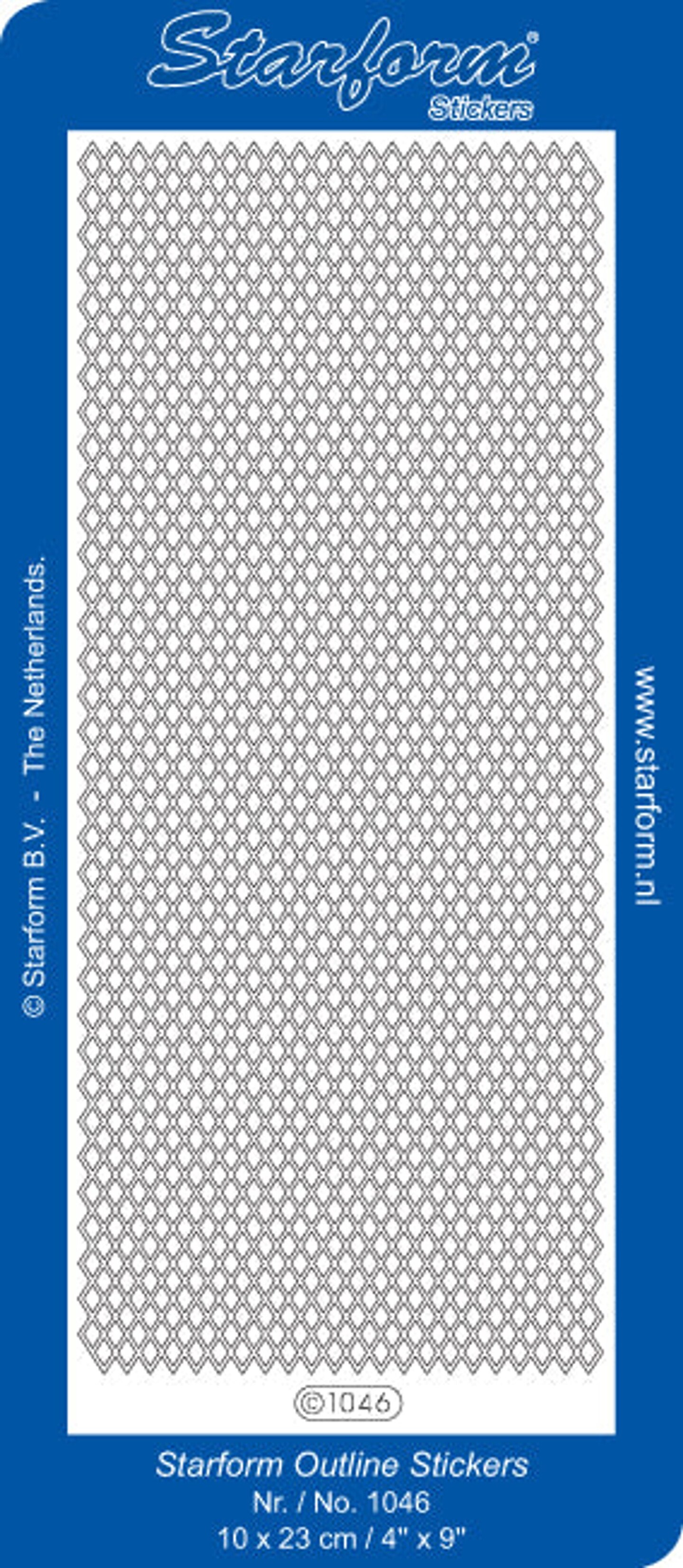 Starform Deco Stickers - Diamonds Mesh - Gold | Michaels