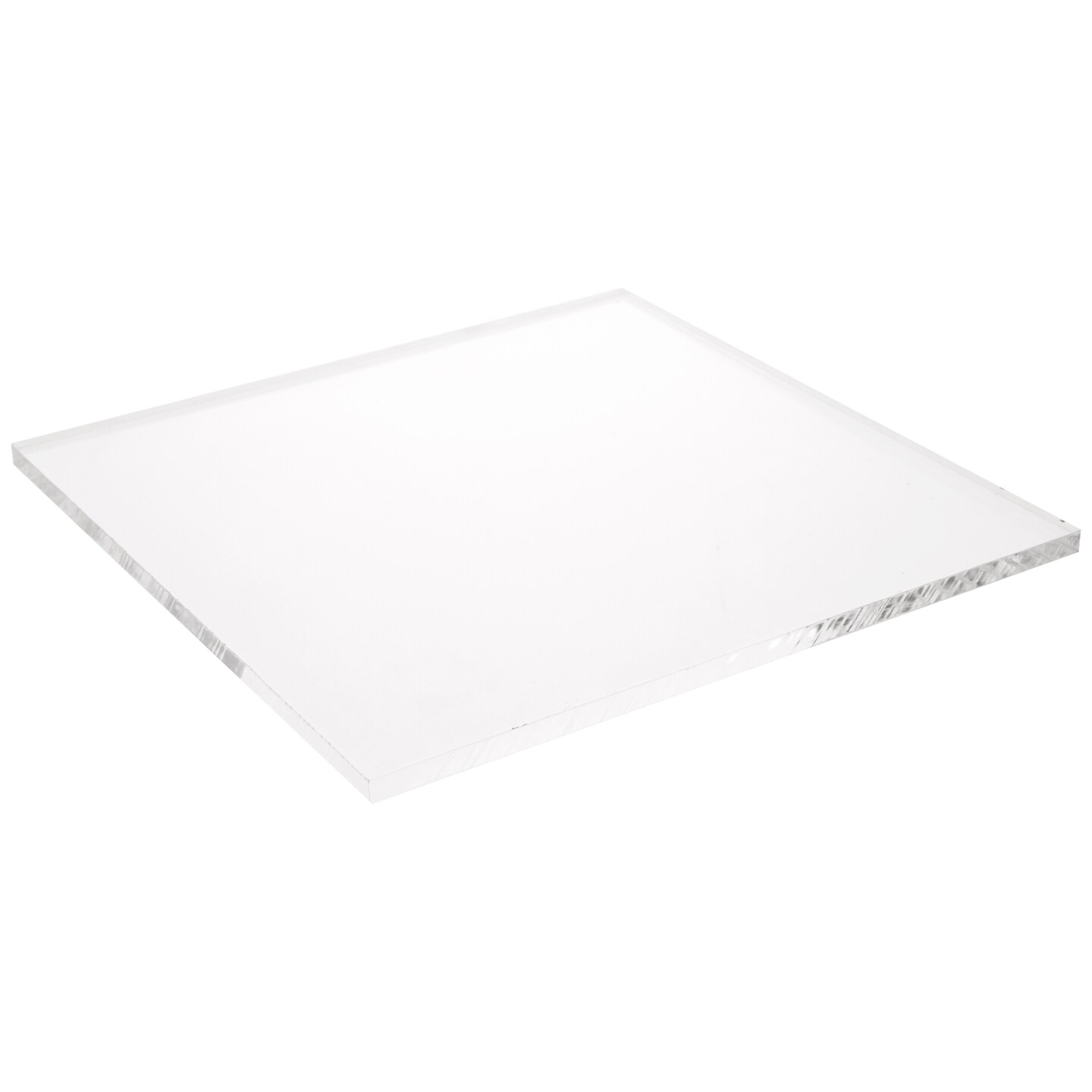 Plymor Clear Acrylic Rectangular Standard-Edge Display Base, 7" W x 7 ...
