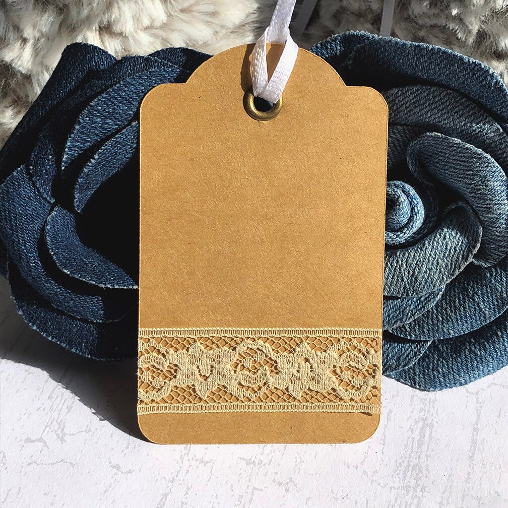 Lace Trimmed Gift Tags | MakerPlace by Michaels