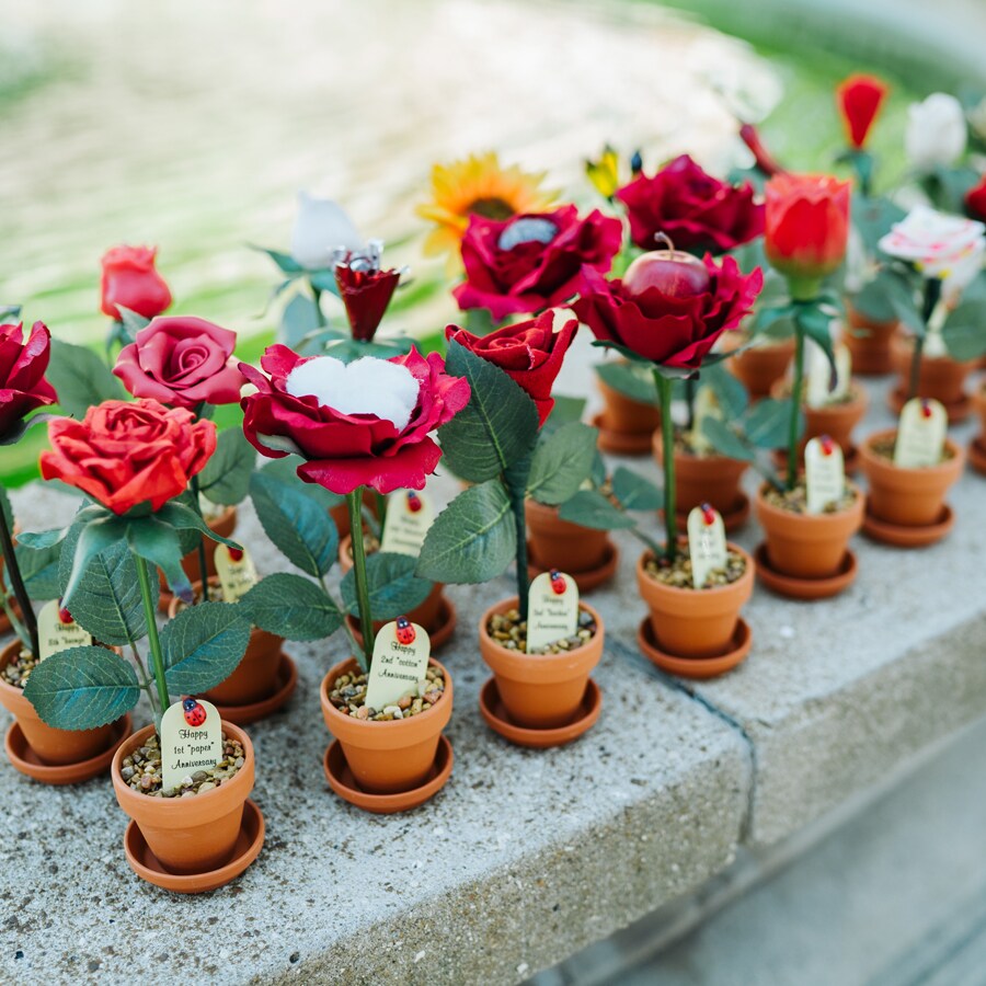 Wedding Anniversary Desk Roses years 1 to 20, 25, 50. | MakerPlace by ...