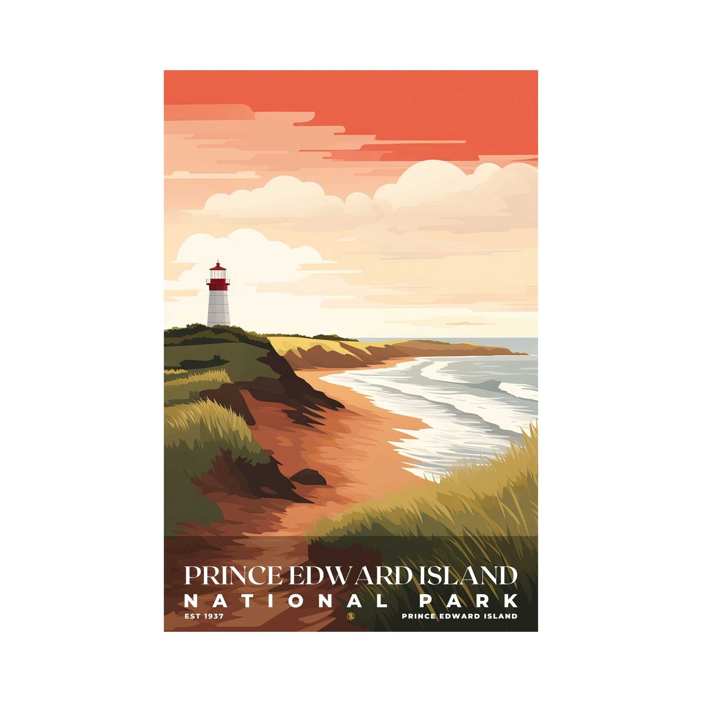 Prince Edward Island National Park Poster, Travel Print, Office Poster ...