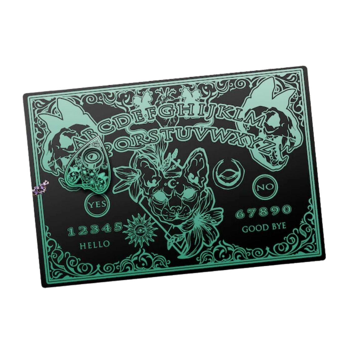 Wood Sphinx Cat Spirit Board Custom Design Laser Engraved Spirit Board ...