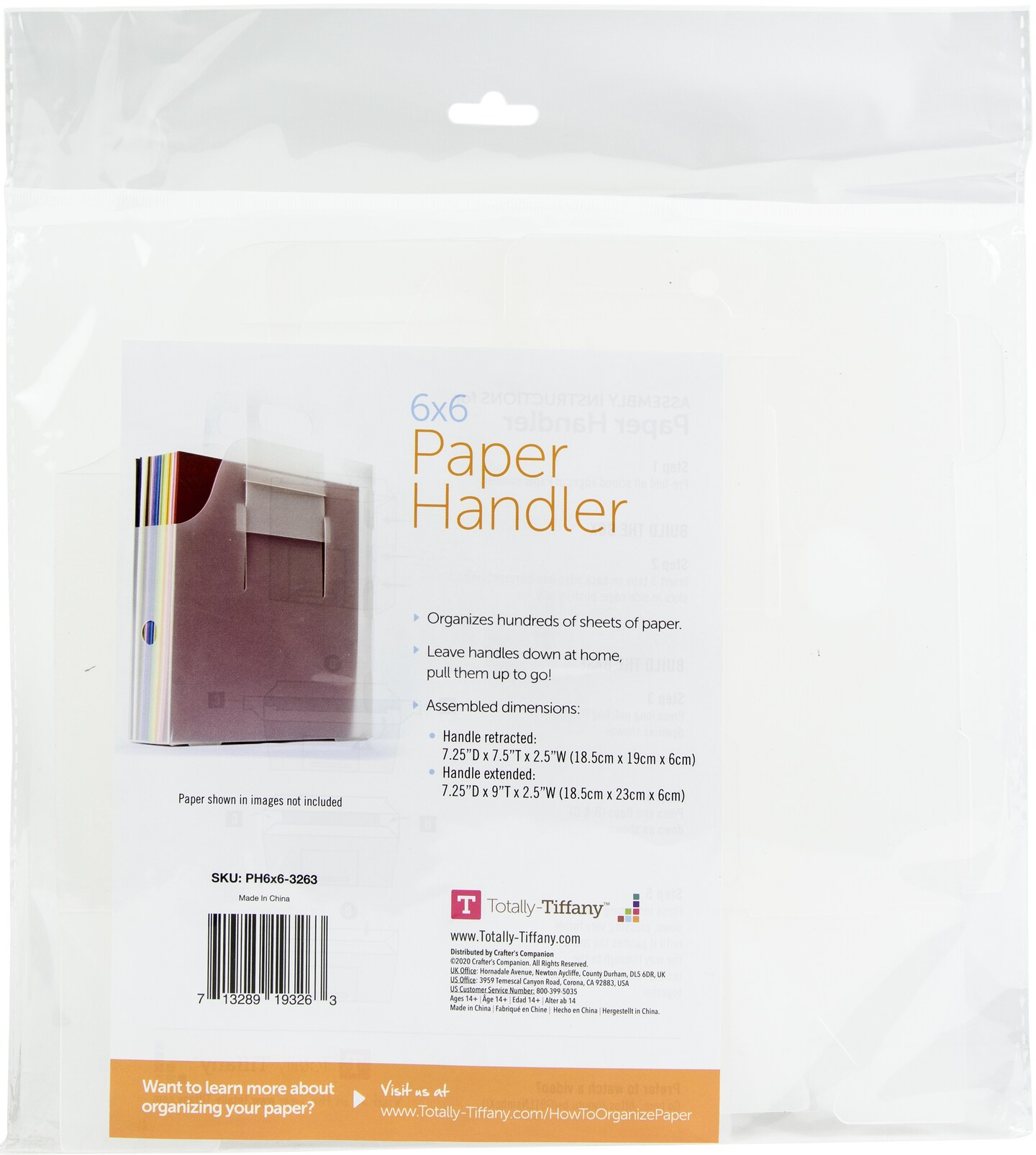 Totally-Tiffany Paper Handler-6"X6" | Michaels