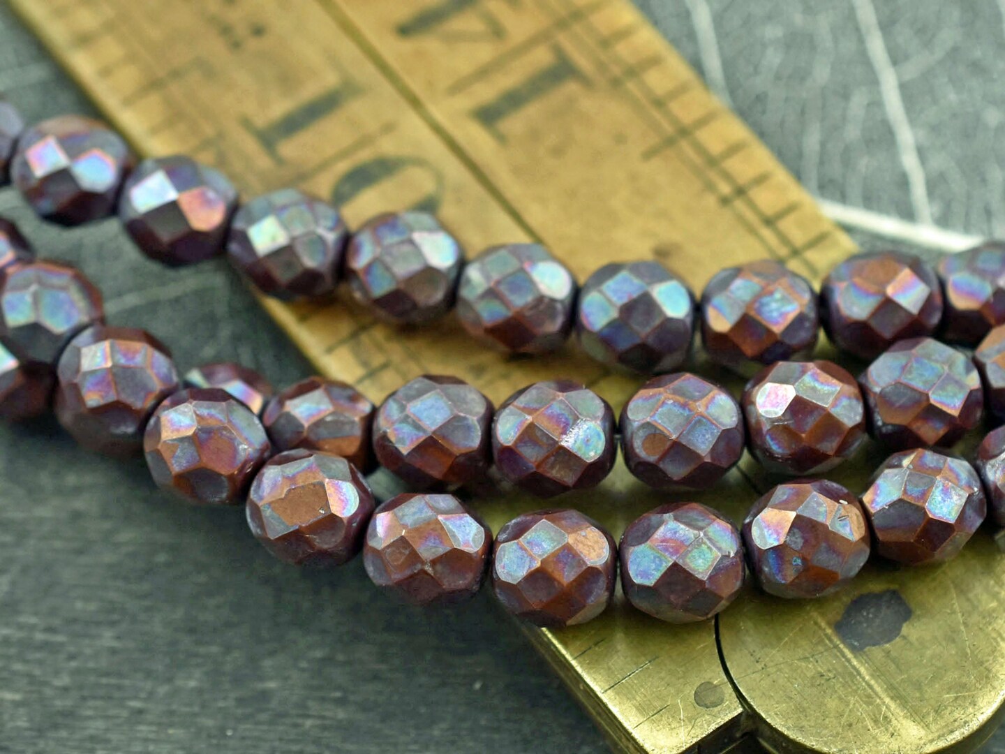 Chocolate Brown Nebula Fire Polished Round Beads | Michaels