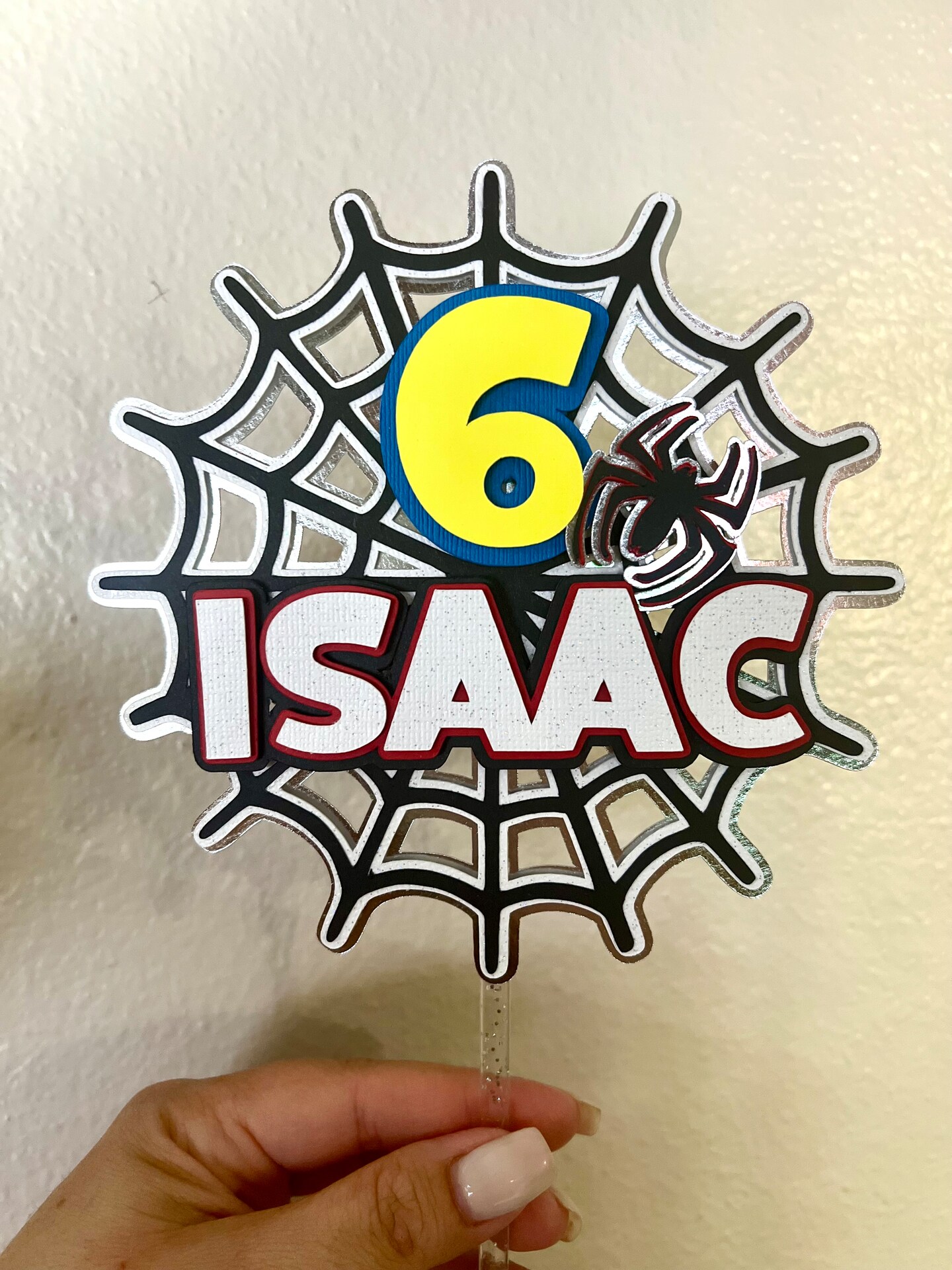 Spider Web Cake Topper; Spider Cake Topper; Super Hero Cake topper ...