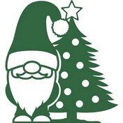 Elf Christmas Tree Vinyl Decal Sticker | MakerPlace by Michaels
