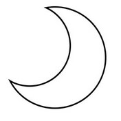Moon Vinyl Decal Sticker | MakerPlace by Michaels