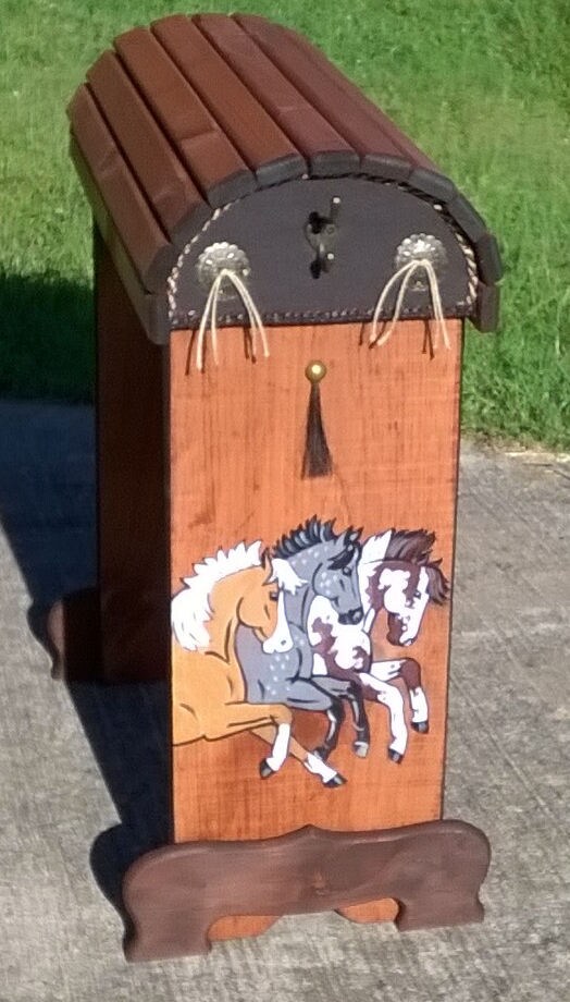 CUSTOM SADDLE STAND colorful horse art, cowboy decor, equestrian gift ...