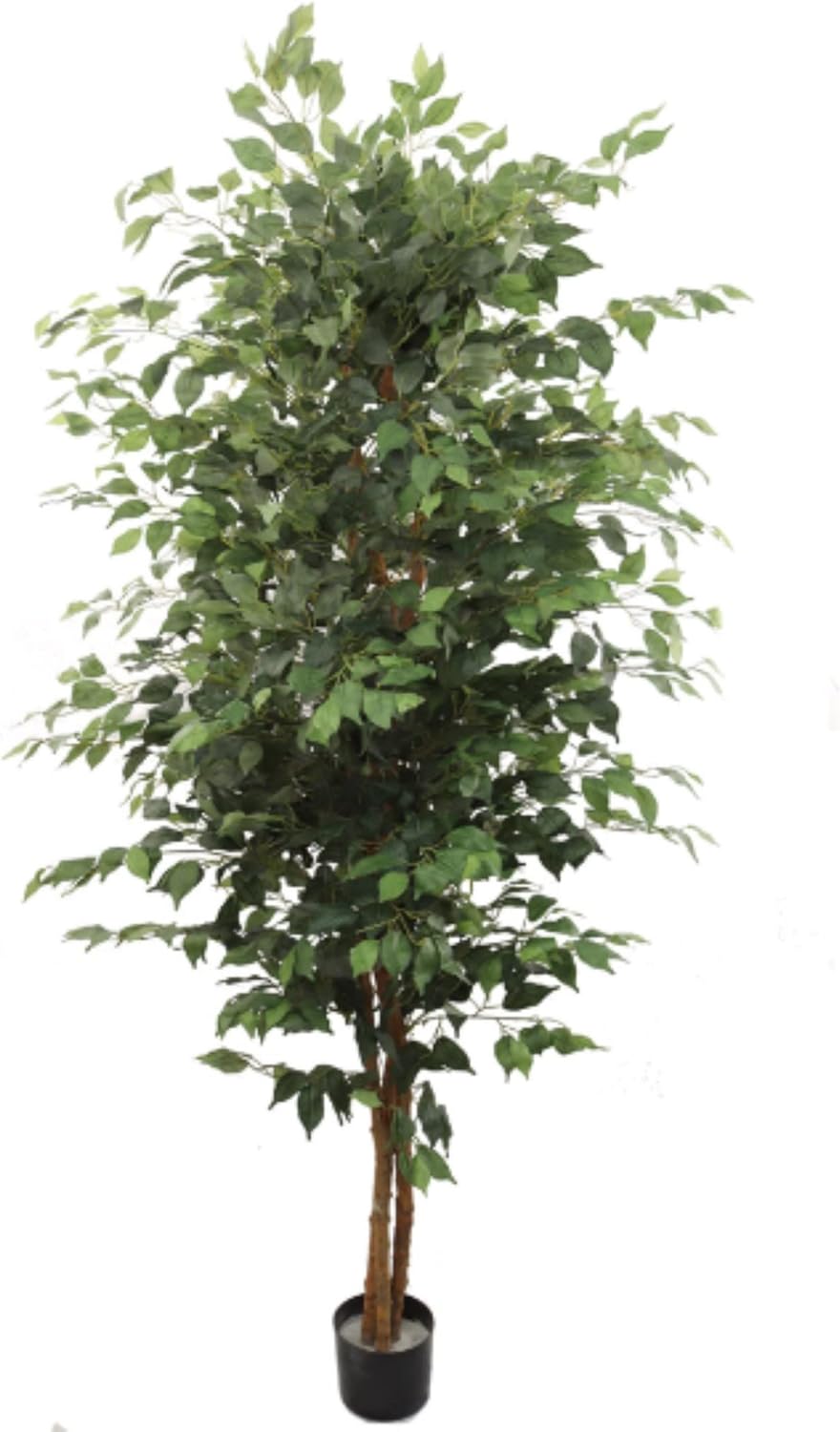 RealTouch Ficus Trio Artificial Tree - 7-Foot, 2016 Leaves, Ultra ...