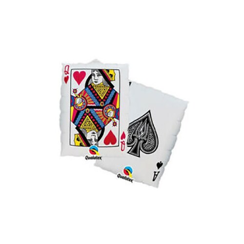 30" Queen of Hearts And Ace of Spade Jumbo Foil Balloon | Michaels