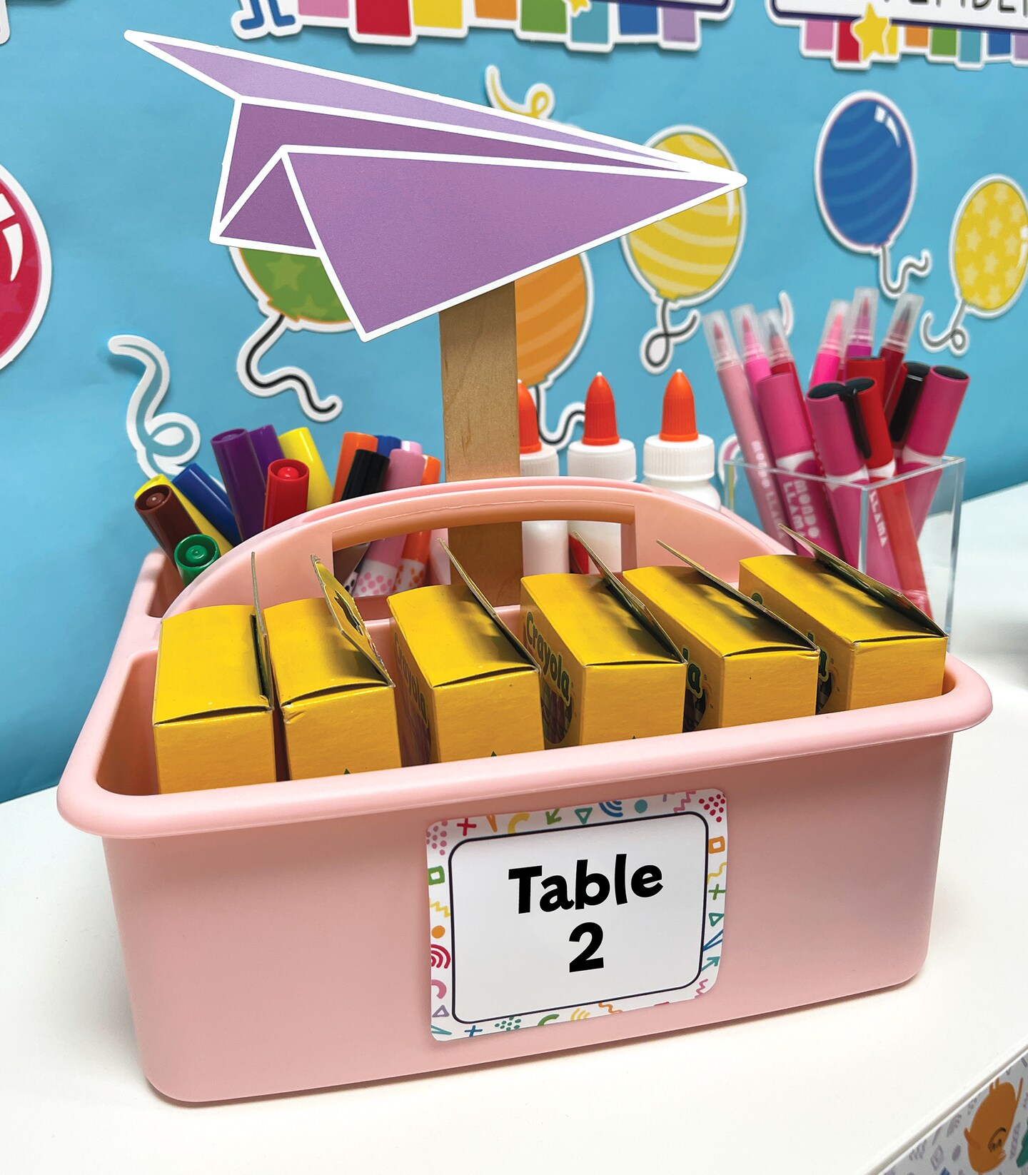 Classroom Desk Labels Space Themed Pencil Name Tags - 30 Self-Adhesive ...