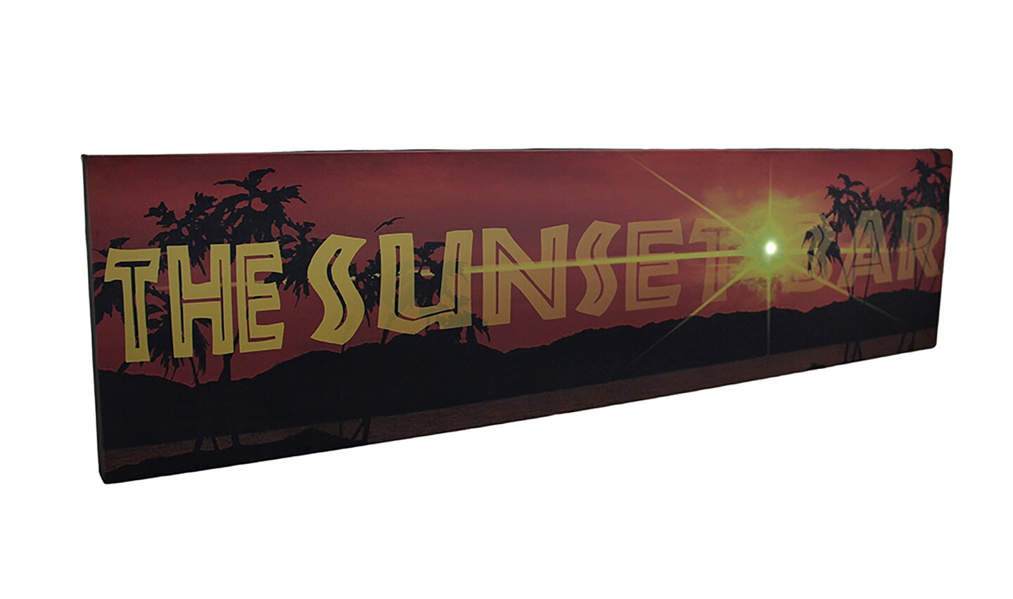 The Sunset Bar LED Lighted Canvas Wall Hanging | Michaels
