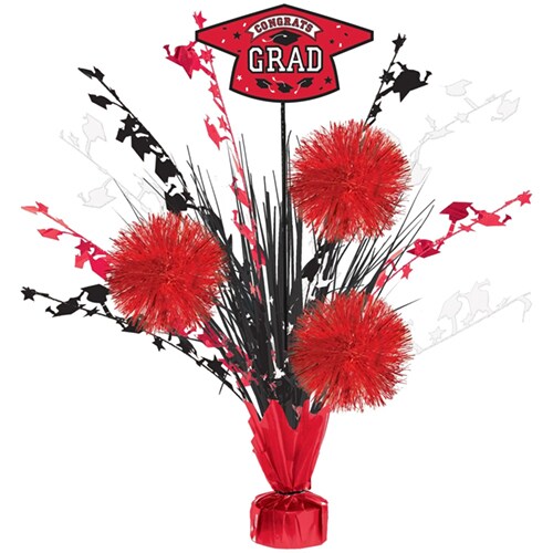 Graduation Tinsel Burst Centerpiece - Red | Michaels