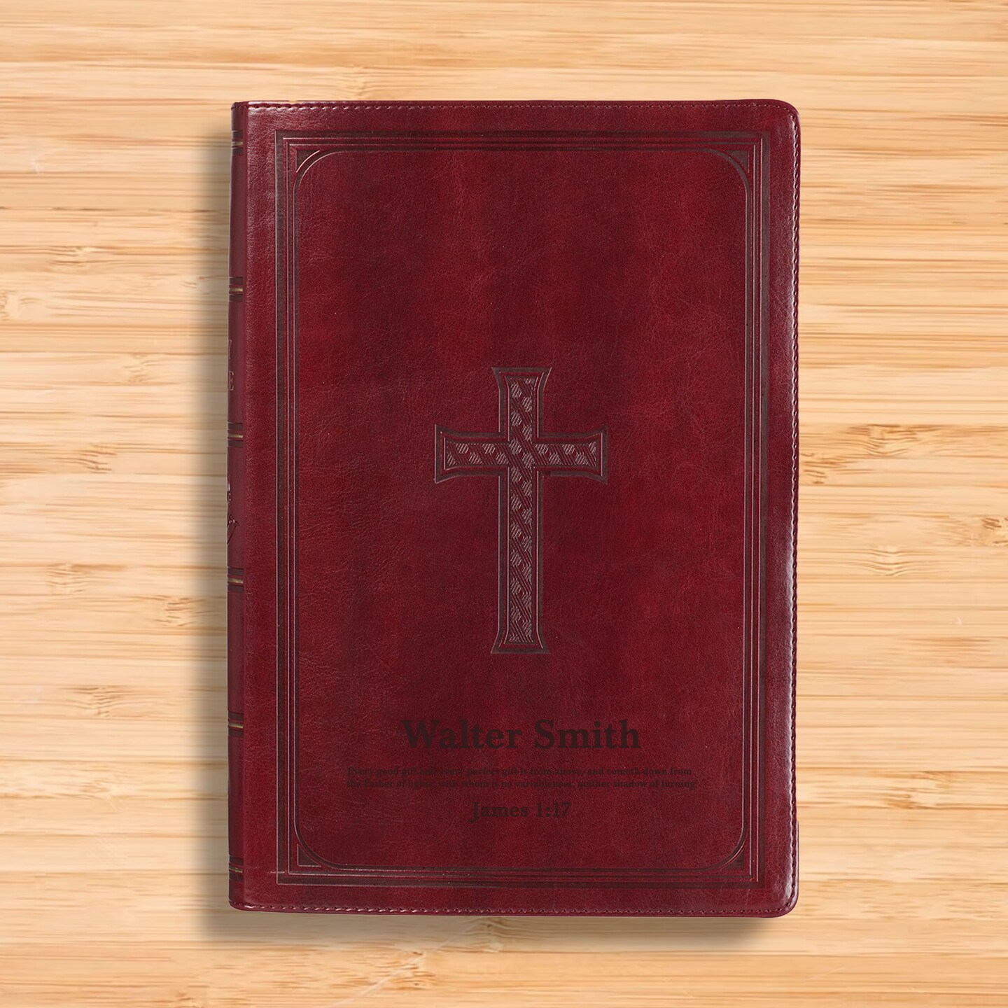 Personalized KJV Bible King James Version with St John's Cross, Giant ...