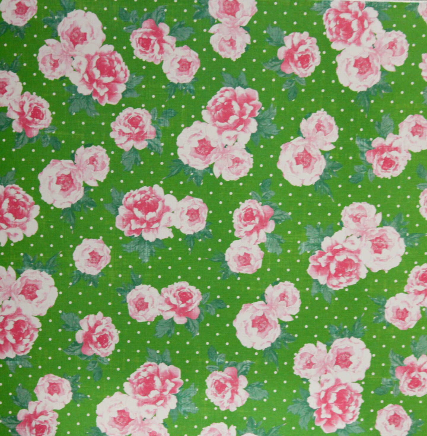 Preppy Petals Pink Rose Clusters 12 x 12 Lt. Textured Cardstock Paper ...