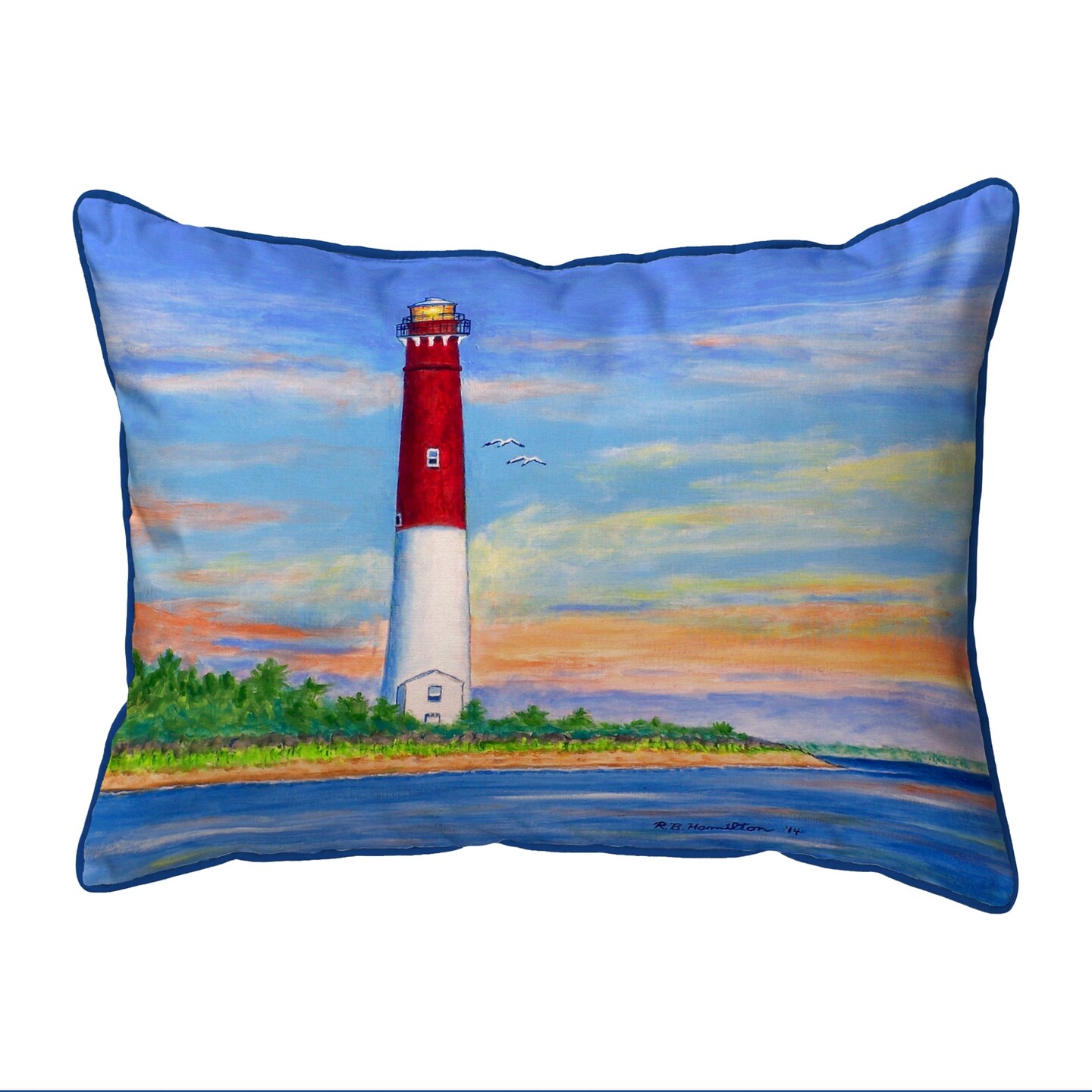 Betsy Drake Barnegot Lighthouse Large Pillow 16x20 | Michaels