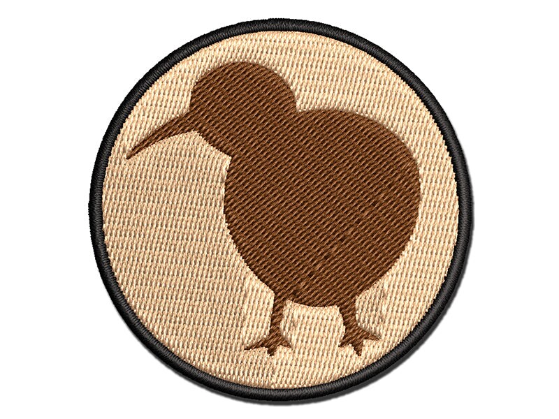 Kiwi Bird Solid Multi-Color Embroidered Iron-On or Hook & Loop Patch ...