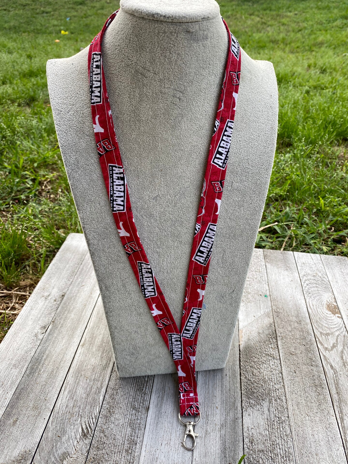 University of Alabama Bama Lanyard Badge ID Holder Gift | MakerPlace by ...