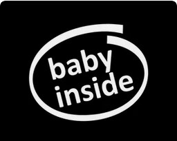 Baby Inside Vinyl Decal Sticker for tumblers walls cars trucks windows ...