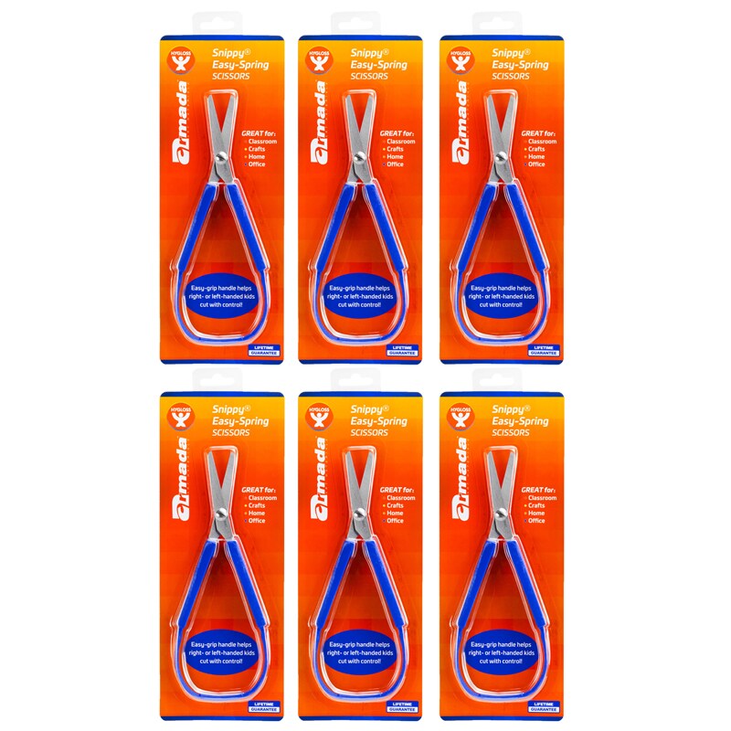 Snippy® Easy Spring Loop Scissors, Blunt Tip, Pack of 6 | Michaels