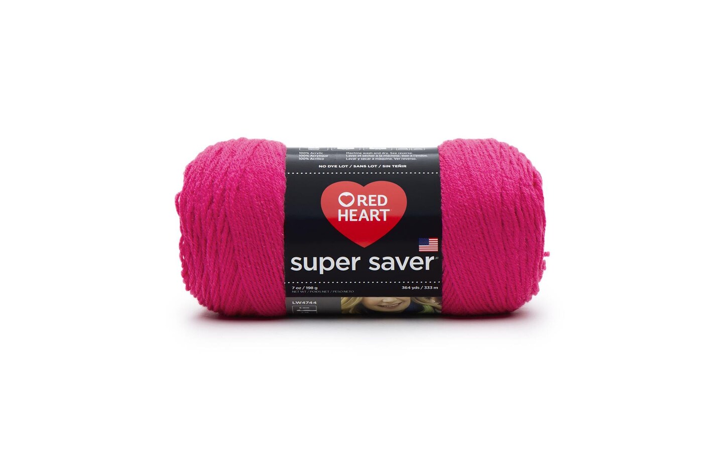 C&C Red Heart Super Saver Yarn 7oz Shocking Pink | Michaels