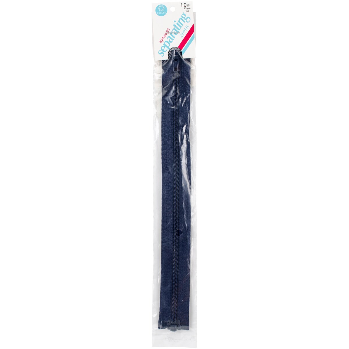 Coats Lightweight Separating Zipper 10"-Navy | Michaels