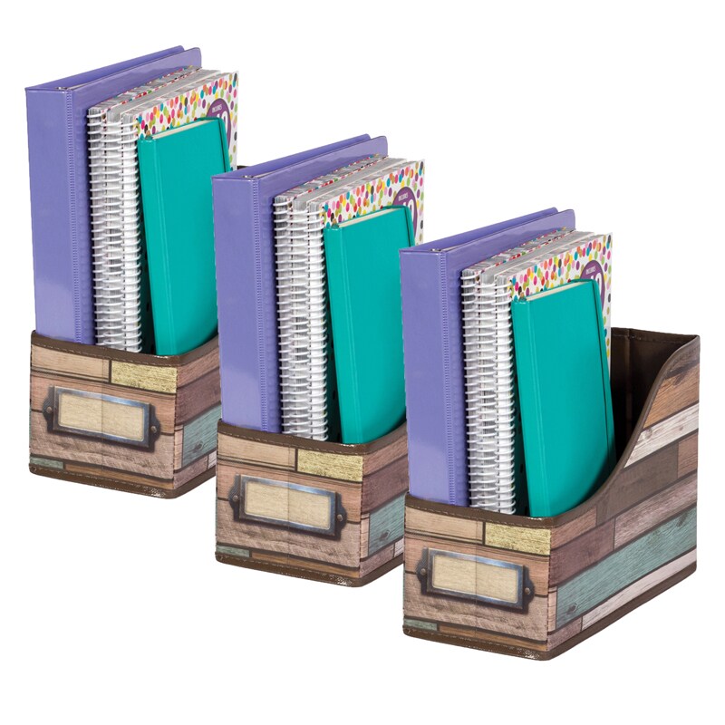 Reclaimed Wood Design Book Bin, Pack of 3 | Michaels