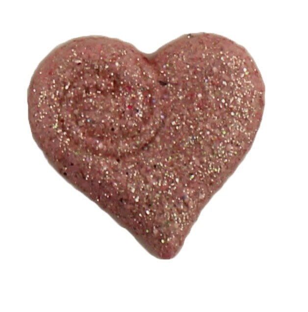Buttons Galore and More Bulk Buttons - Glitter Swirl Heart - 100 ...