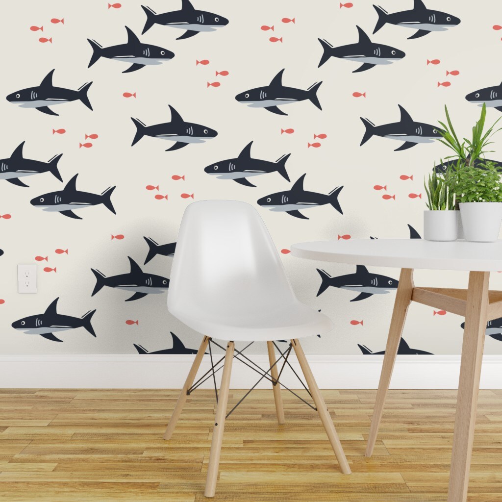 Pre Pasted Wallpaper 2FT Wide Ocean Under The Sea Marine Life Nautical Pre Pasted Wallpaper 2FT Wide Ocean Under The Sea Marine Life Nautical
