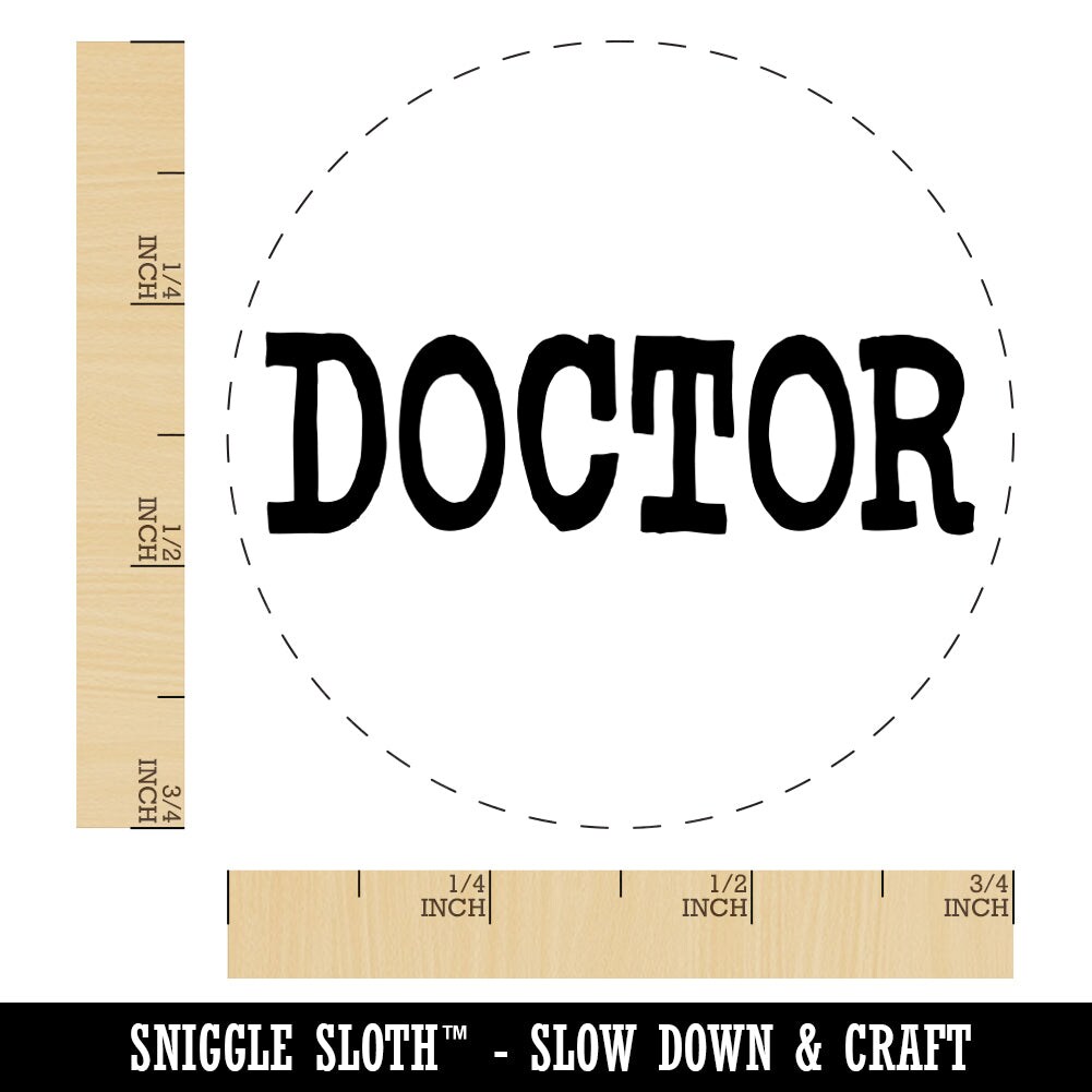 Doctor Text Rubber Stamp for Stamping Crafting Planners | Michaels