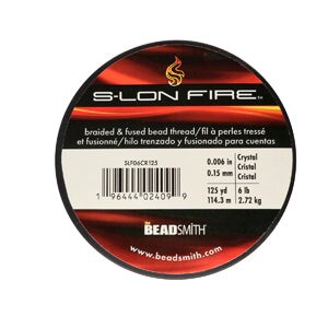 S-Lon Fire Beading Thread 6lb Crystal 125 Yards | Michaels