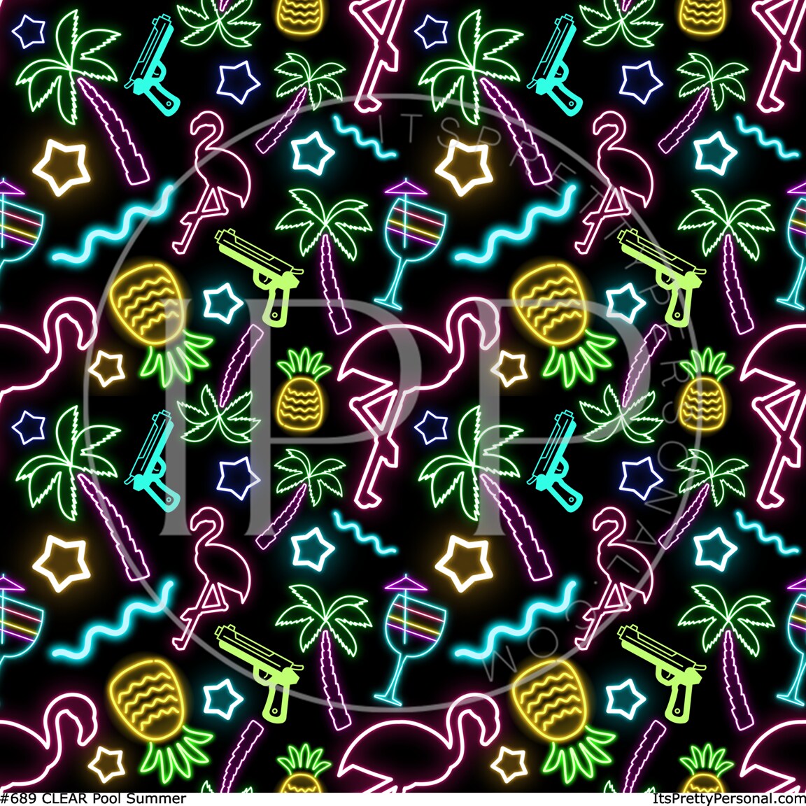 #689 CLEAR Pool Summer Party 12x12 Pattern Vinyl | Michaels