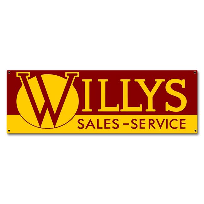 Pasttime Signs AMI124 Willys Sign - 8 x 16 in. | Michaels