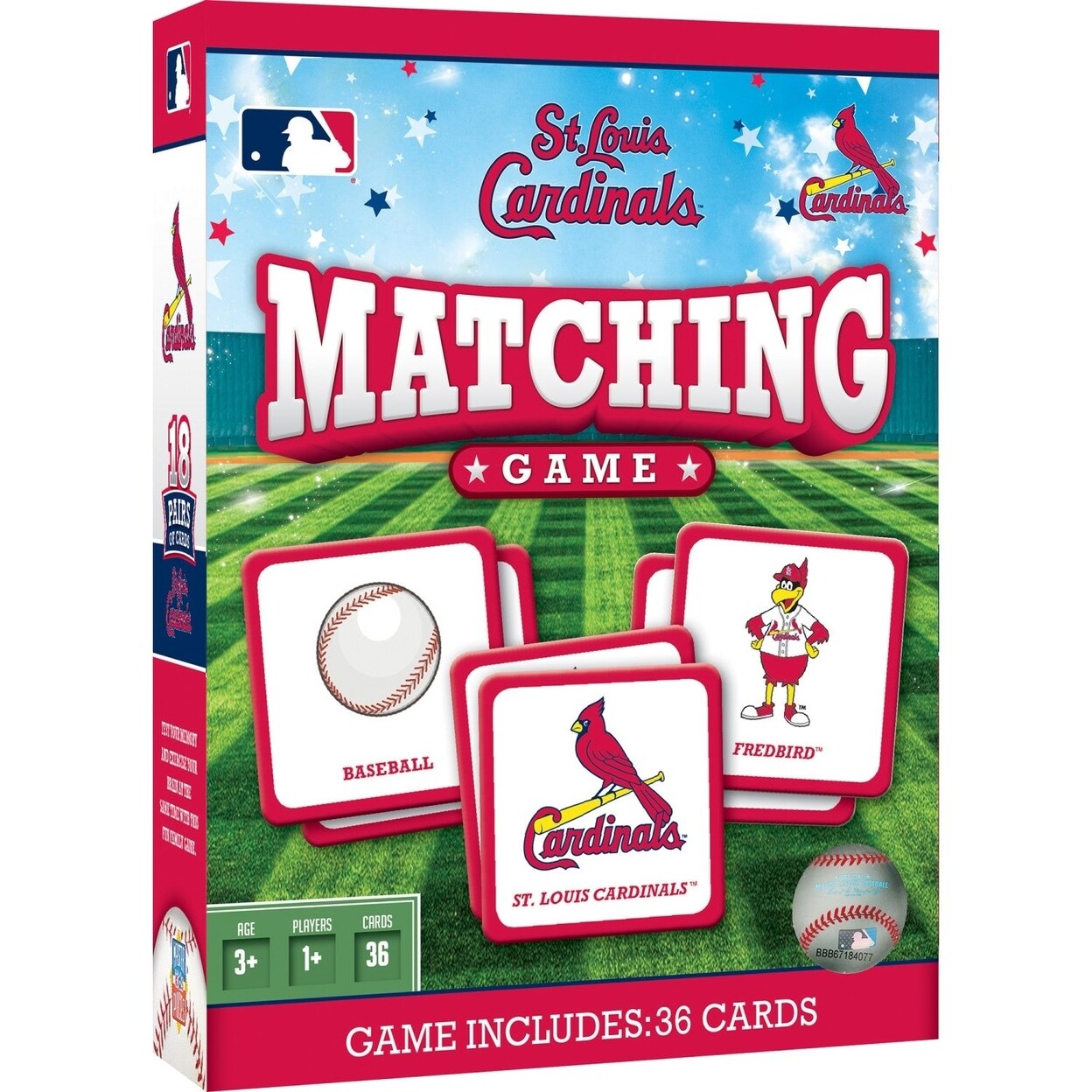 St. Louis Cardinals Matching Game Mlb Memory Game Family Fun Kids ...